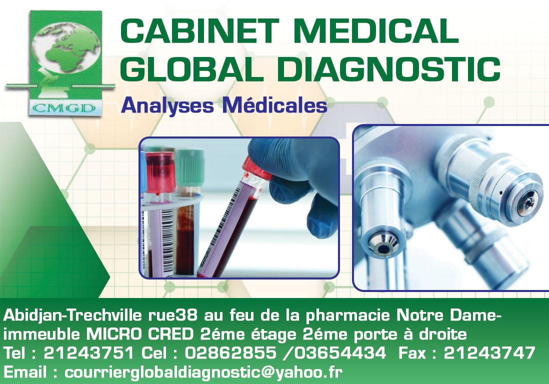 CABINET MEDICAL GLOBAL DIAGNOSTIC - Laboratoires d'analyses médicales