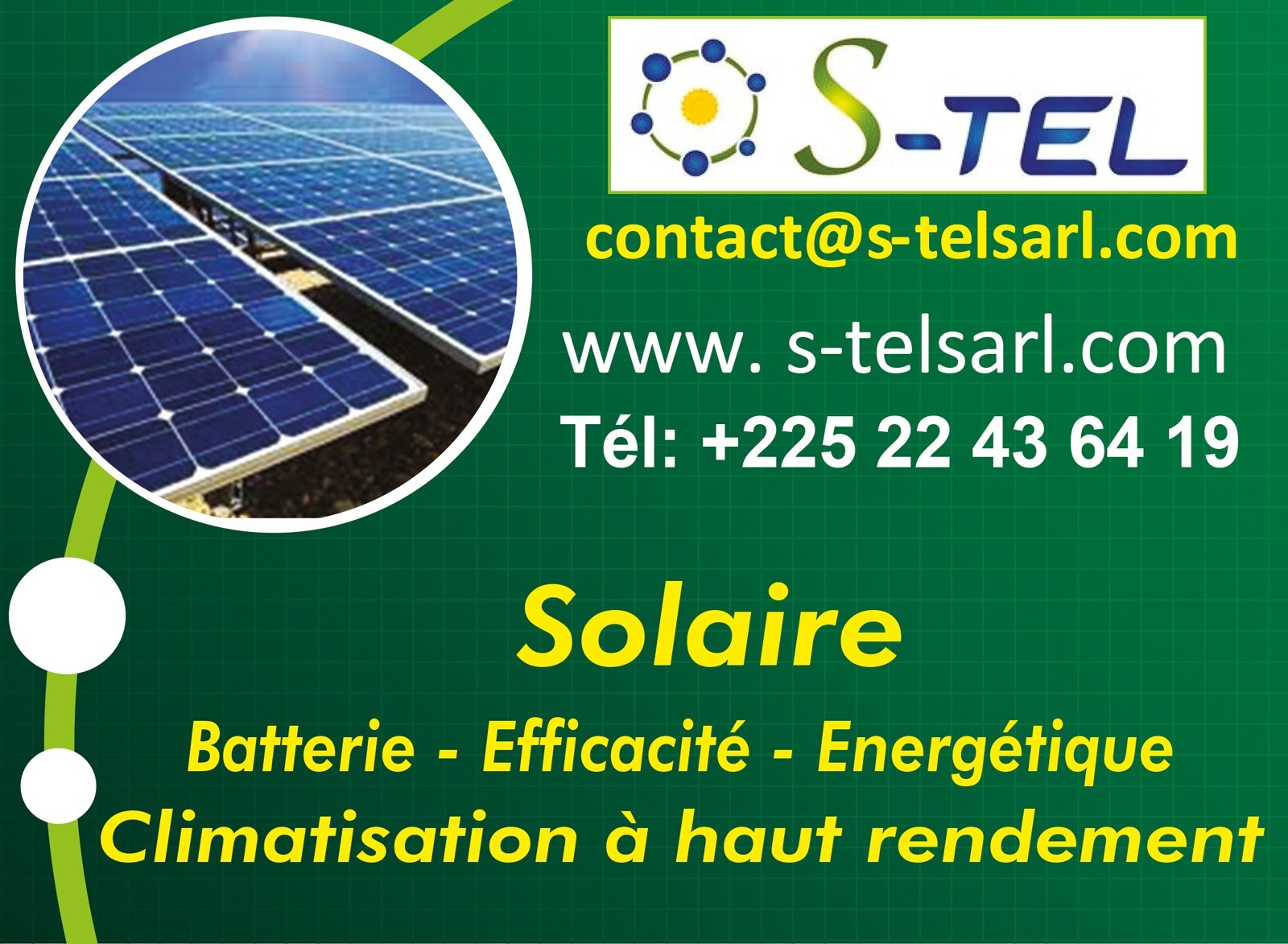 S-TEL (SERVICES IN TELECOMMUNICATION AND ENERGY LTD) - Energie solaire ...