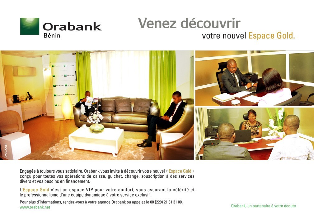 Orabank Bénin : Banque Cotonou Bénin