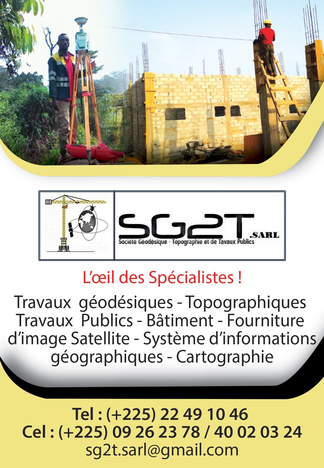 SG2T SARL - Bâtiment / Travaux publics