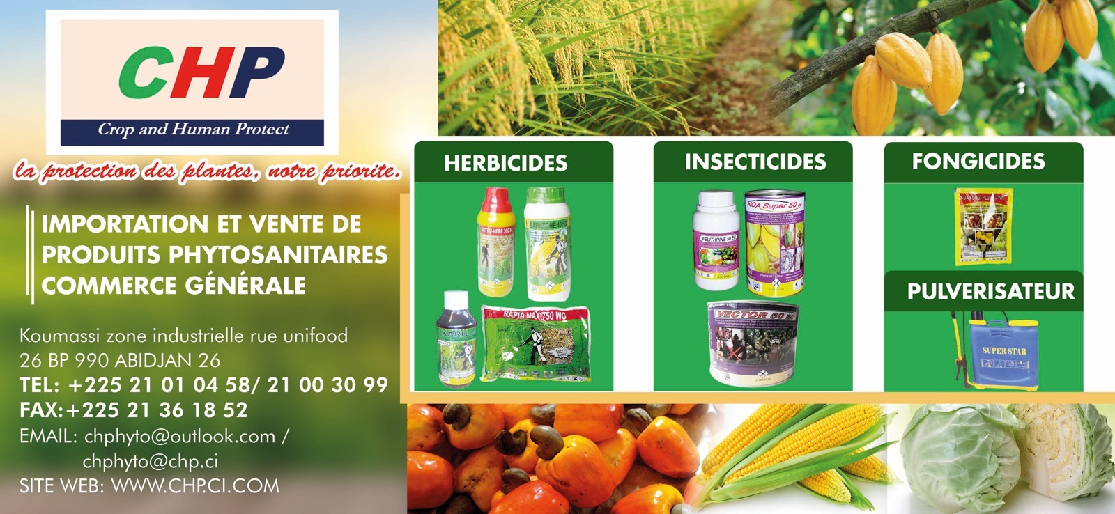 - Produits phytosanitaires