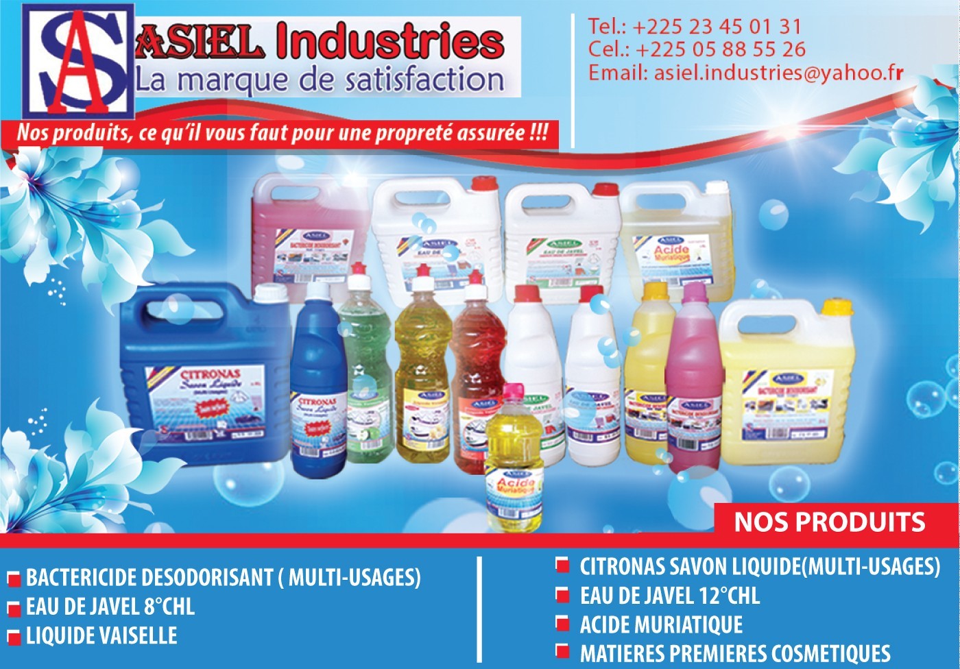 ASIEL INDUSTRIES - Produits chimiques