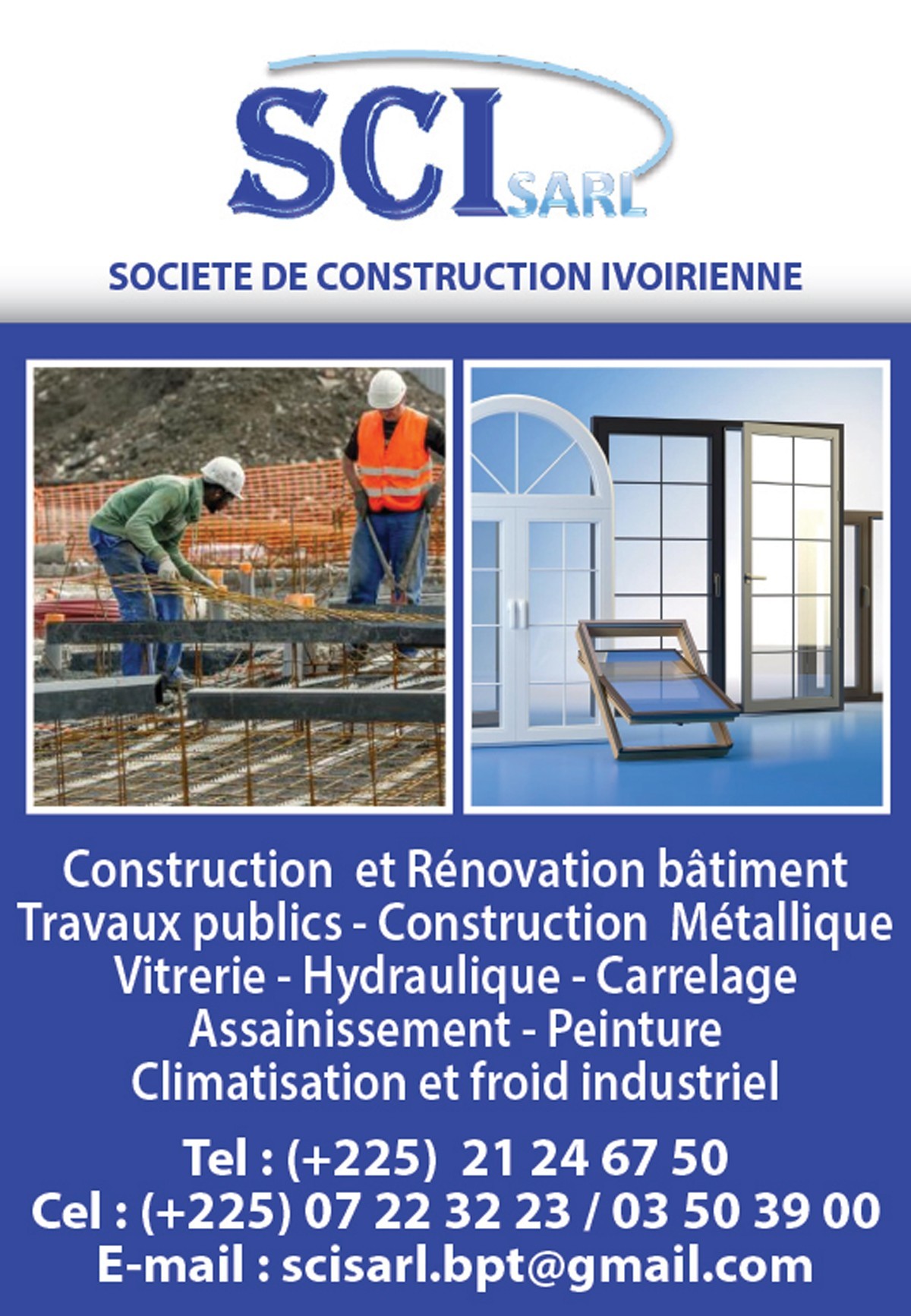 SCI SARL - Génie civil