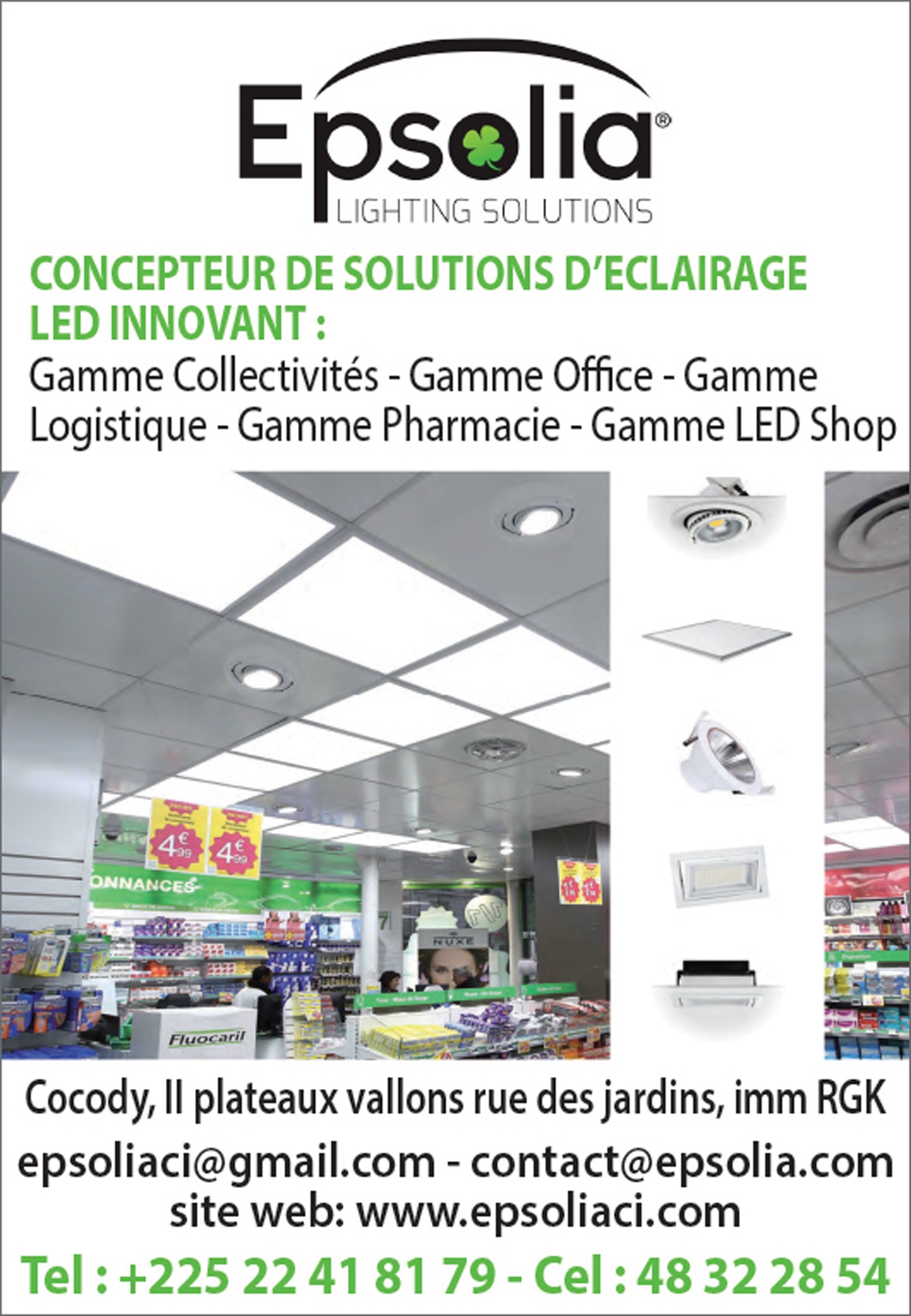 EPSOLIA Côte d'Ivoire : Energie solaire et renouvelable