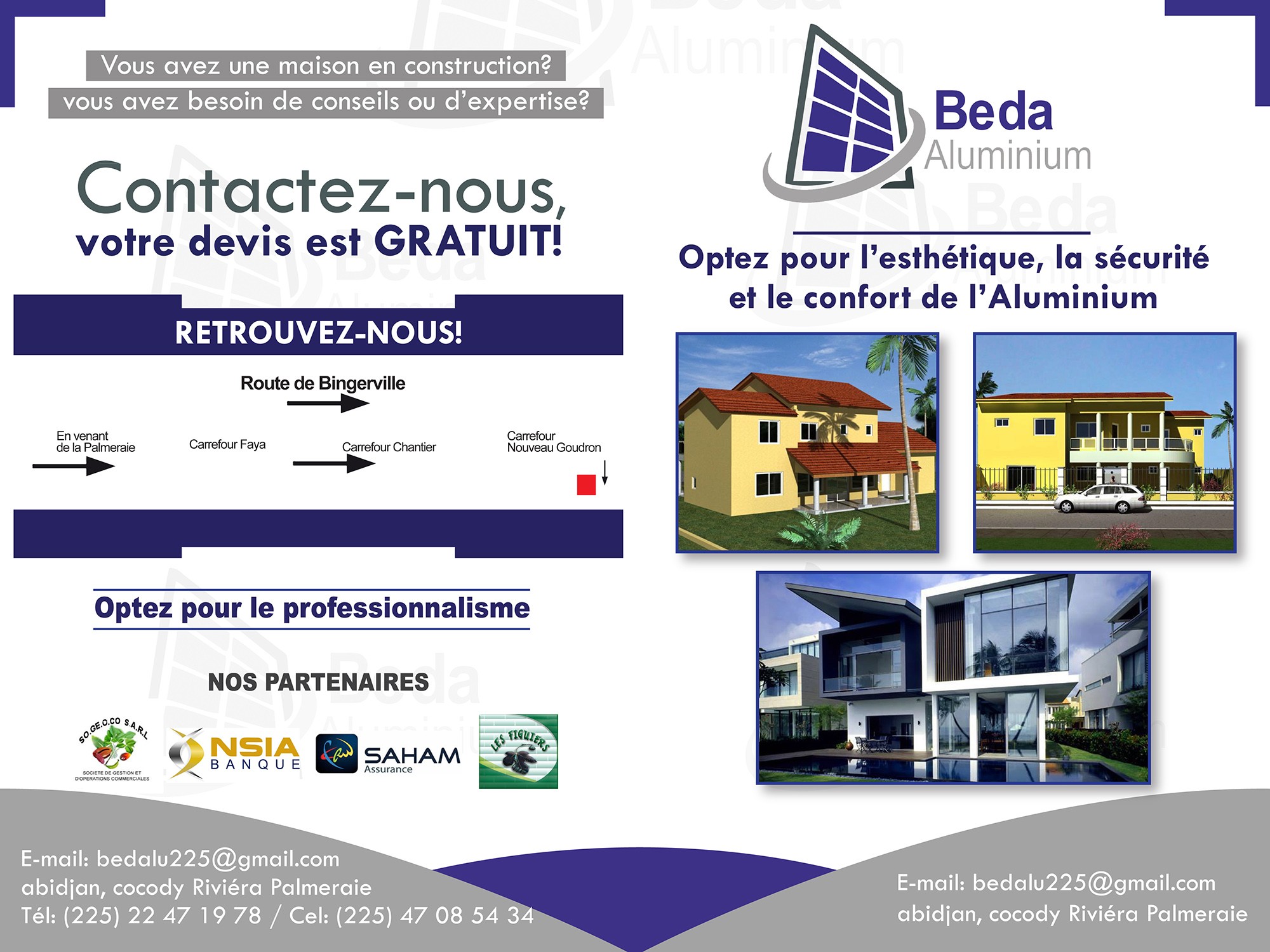 BEDA ALUMINIUM - Menuiserie aluminium