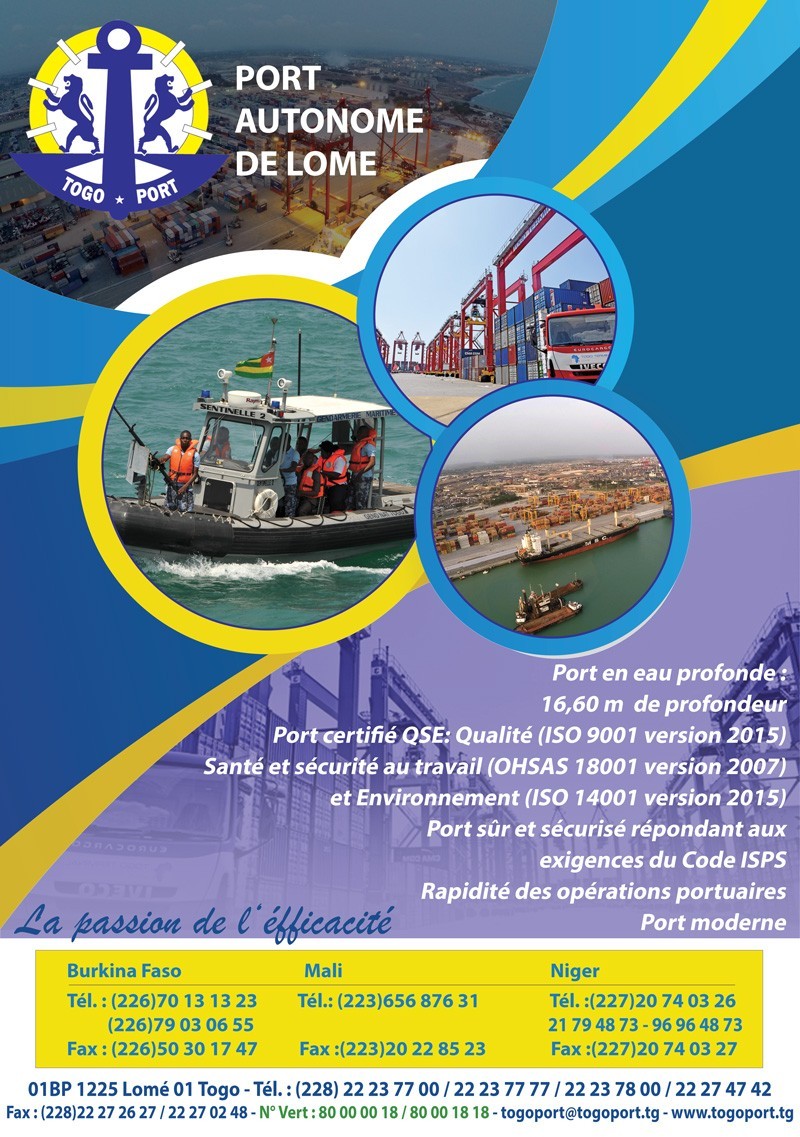 PORT AUTONOME DE LOME : Port Lomé Togo