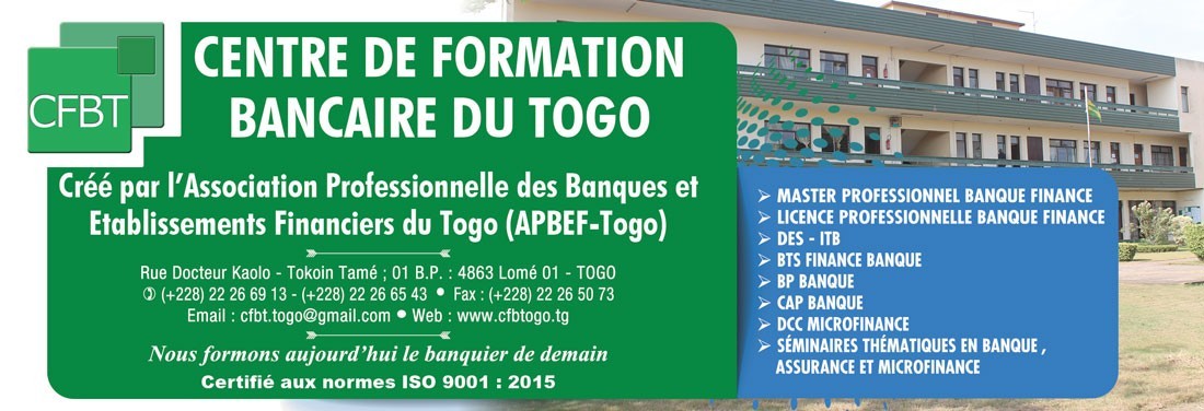 CENTRE DE FORMATION BANCAIRE DU TOGO (CFBT) - Centres de formation