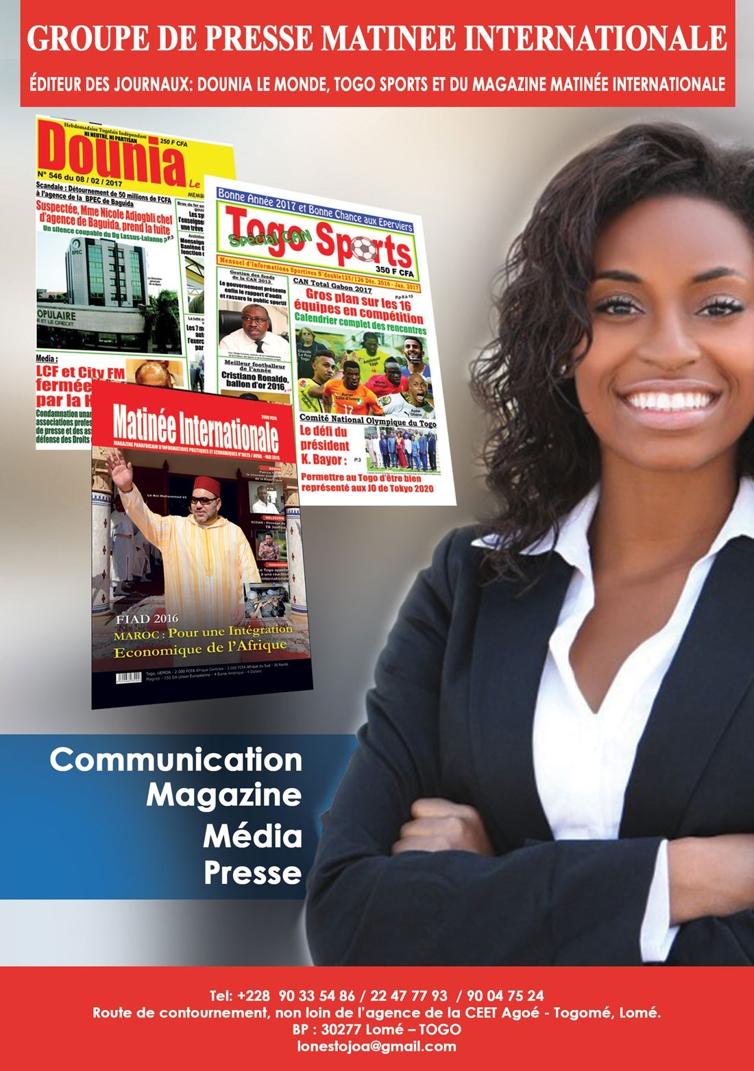 GROUPE DE PRESSE MATINEE INTERNATIONALE - Journaux - Presse - Magazine