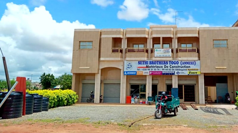 STE SETHI BROTHERS Togo : Matériaux de construction, Lomé
