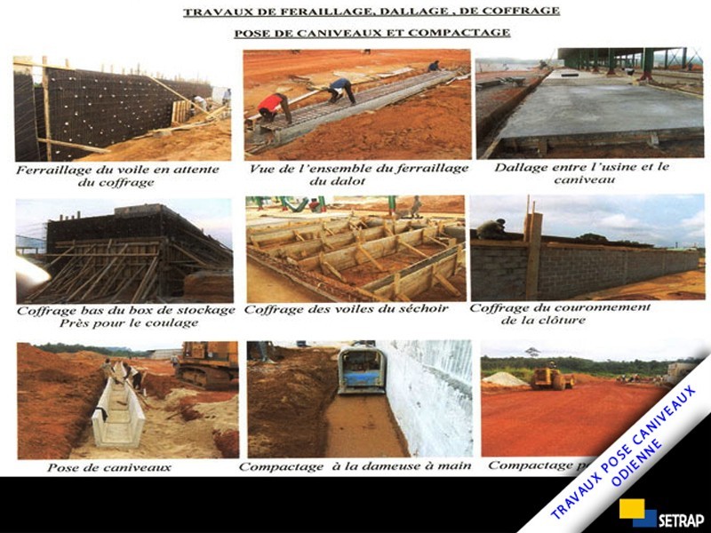 SETRAP Côte d'Ivoire : Bâtiment et travaux publics