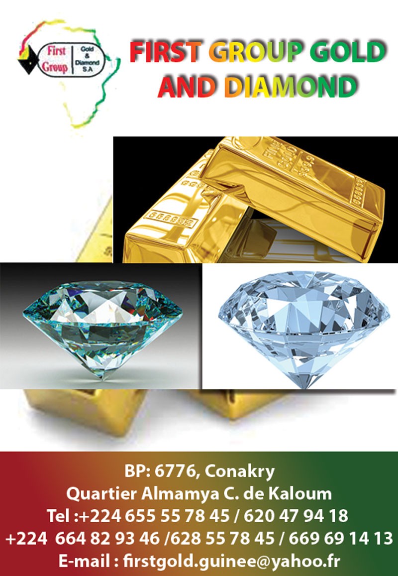 FIRST GROUP GOLD AND DIAMOND Guinée: Industries, diamant, or