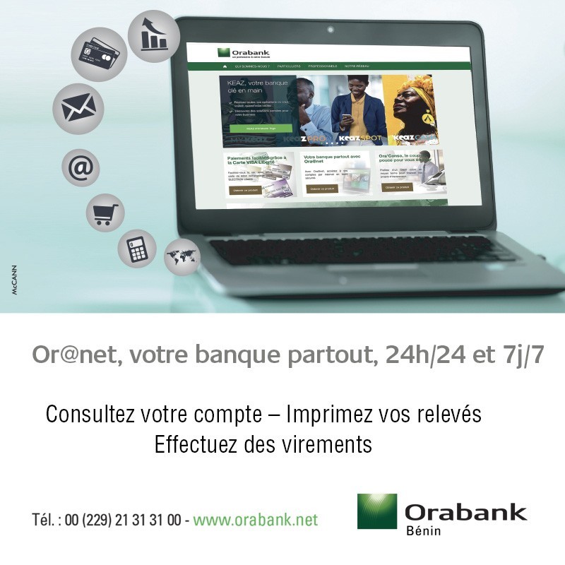 Orabank Bénin : Banque Cotonou Bénin