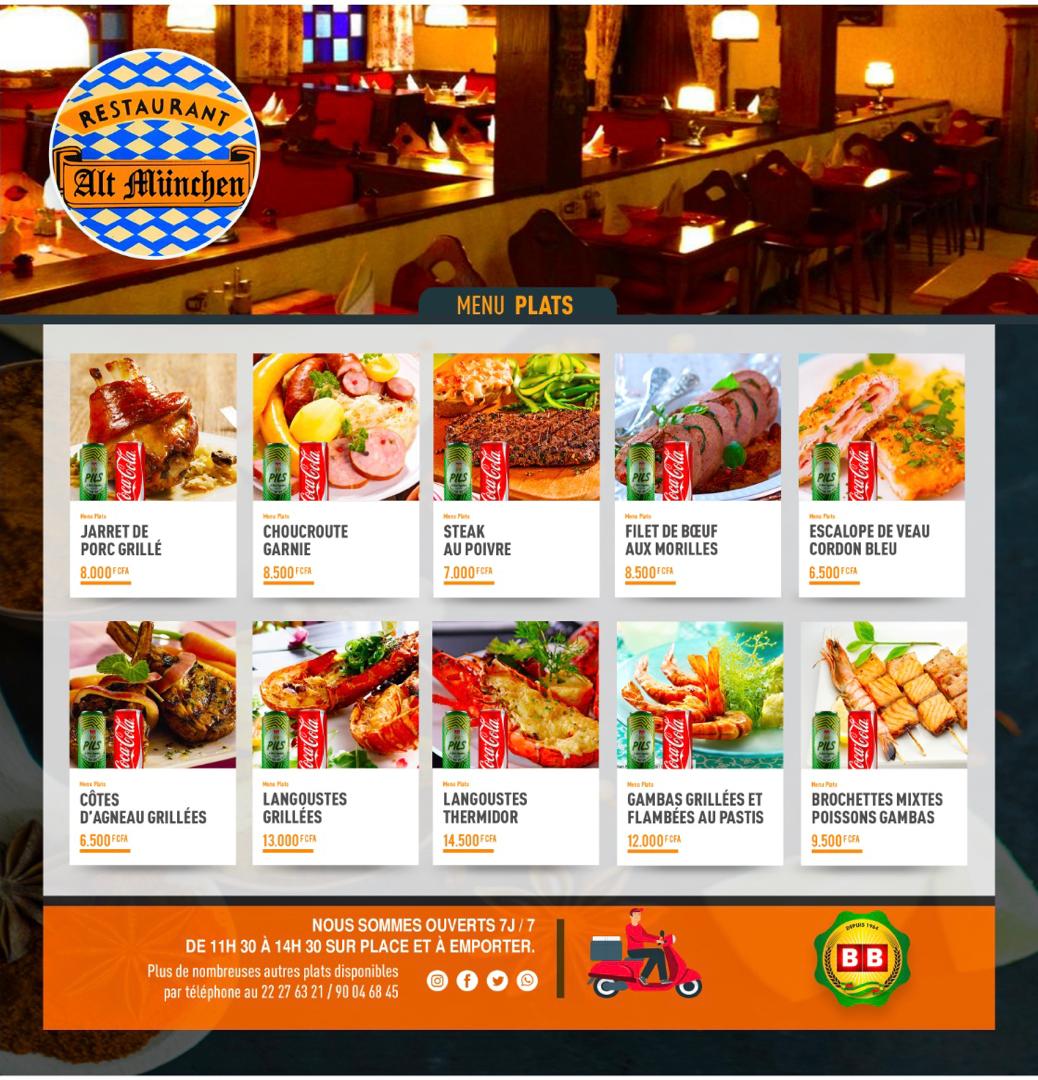 ALT MUNCHEN : Restaurants Lome Togo