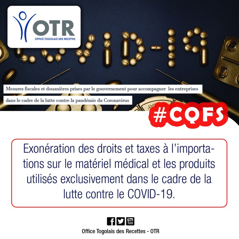 OTR (OFFICE TOGOLAIS DES RECETTES) Togo : Offices nationaux, Lomé