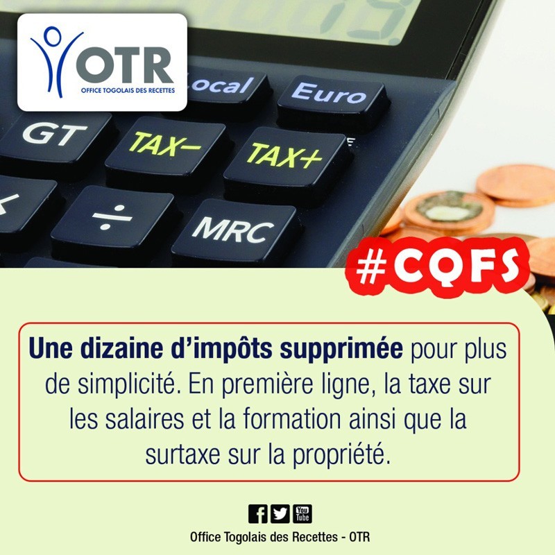 OTR (OFFICE TOGOLAIS DES RECETTES) Togo : Offices nationaux, Lomé