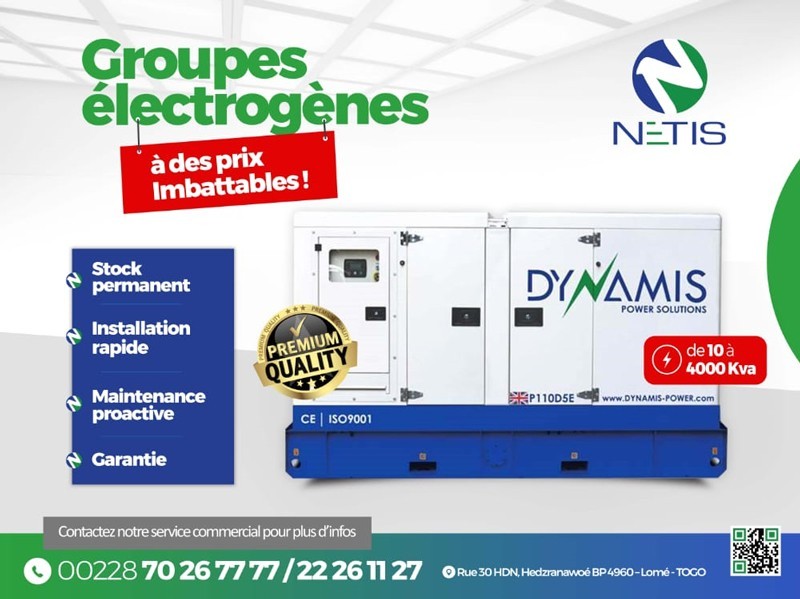 NETIS TOGO - Groupe électrogène