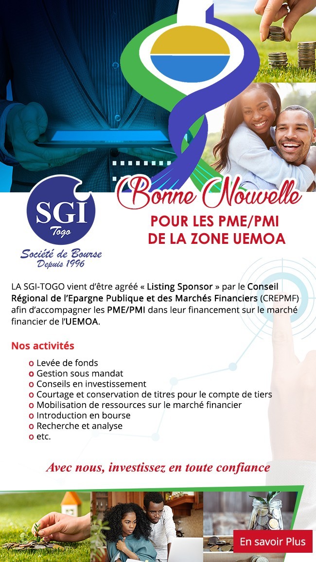 SGI-TOGO : Sociétés de bourse, Lomé