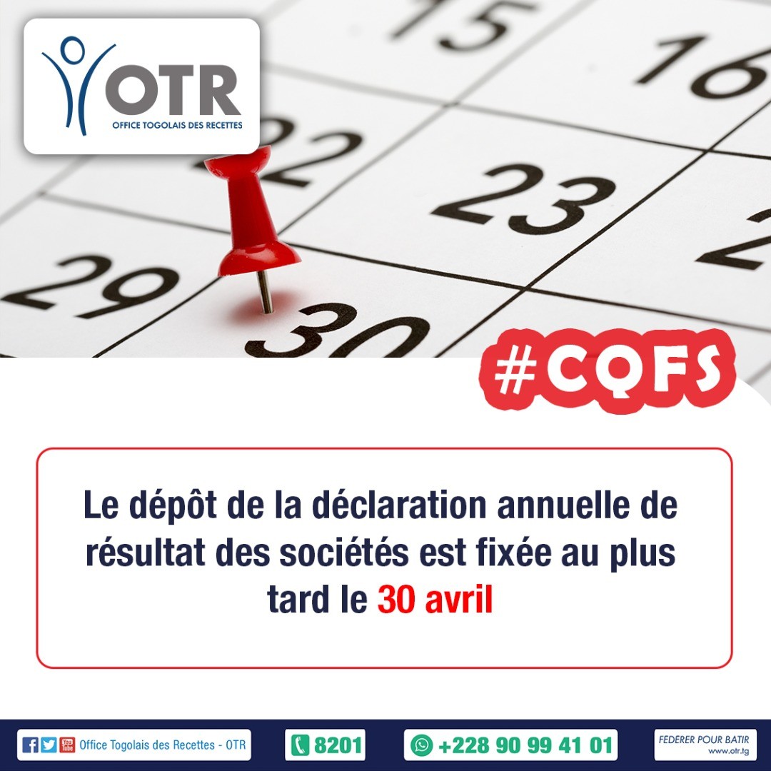 OTR (OFFICE TOGOLAIS DES RECETTES) Togo : Offices nationaux, Lomé