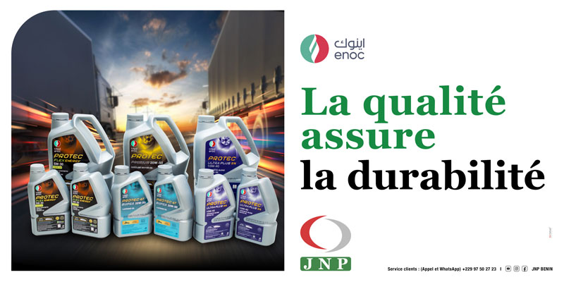 JNP SA (JEHOVAH NISSI PETROLEUM) - Lubrifiants Enoc, Bénin