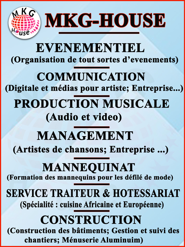 MKG HOUSE - Prestation de service