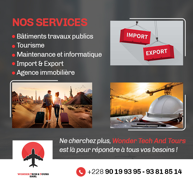 WONDER TECH & TOURS SARL - Prestation de service