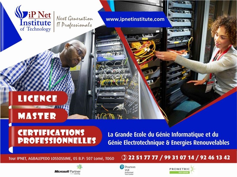 IPNET INSTITUTE OF TECHNOLOGY - Enseignement supérieur - Université