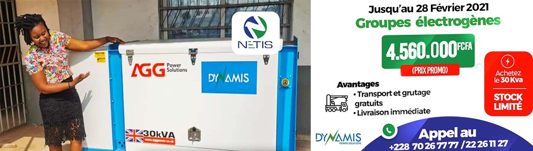 NETIS TOGO - Groupe électrogène
