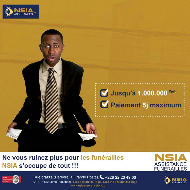 NSIA IARD -VIE Togo : Assurances, Lomé