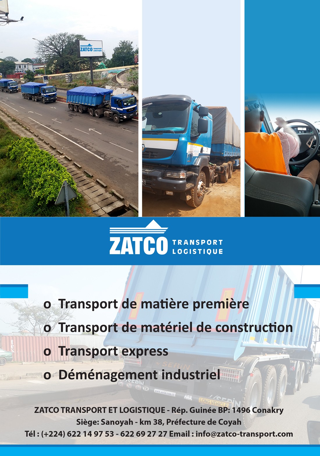 ZATCO TRANSPORT Guinée : transports