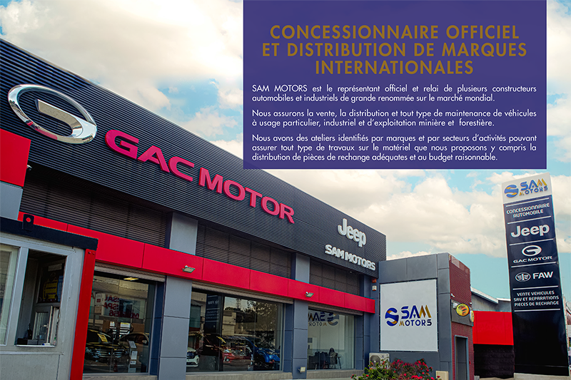 SAM MOTORS Côte d'Ivoire : Concessionnaire automobile, Abidjan