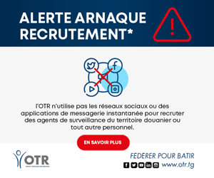 OTR (OFFICE TOGOLAIS DES RECETTES) Togo : Offices nationaux, Lomé